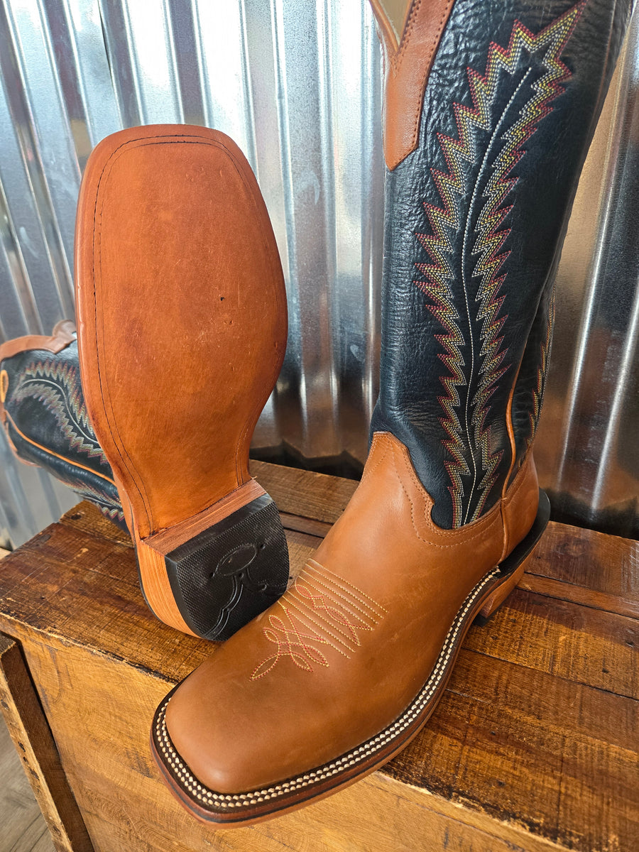 4014 Honey Crazy Horse Navy Top Boot – Mule Barn Boutique