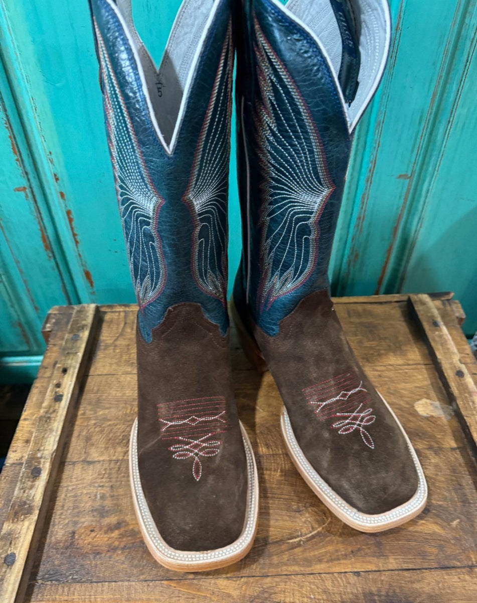 Chasen Chocolate Rough Out Boots – Mule Barn Boutique