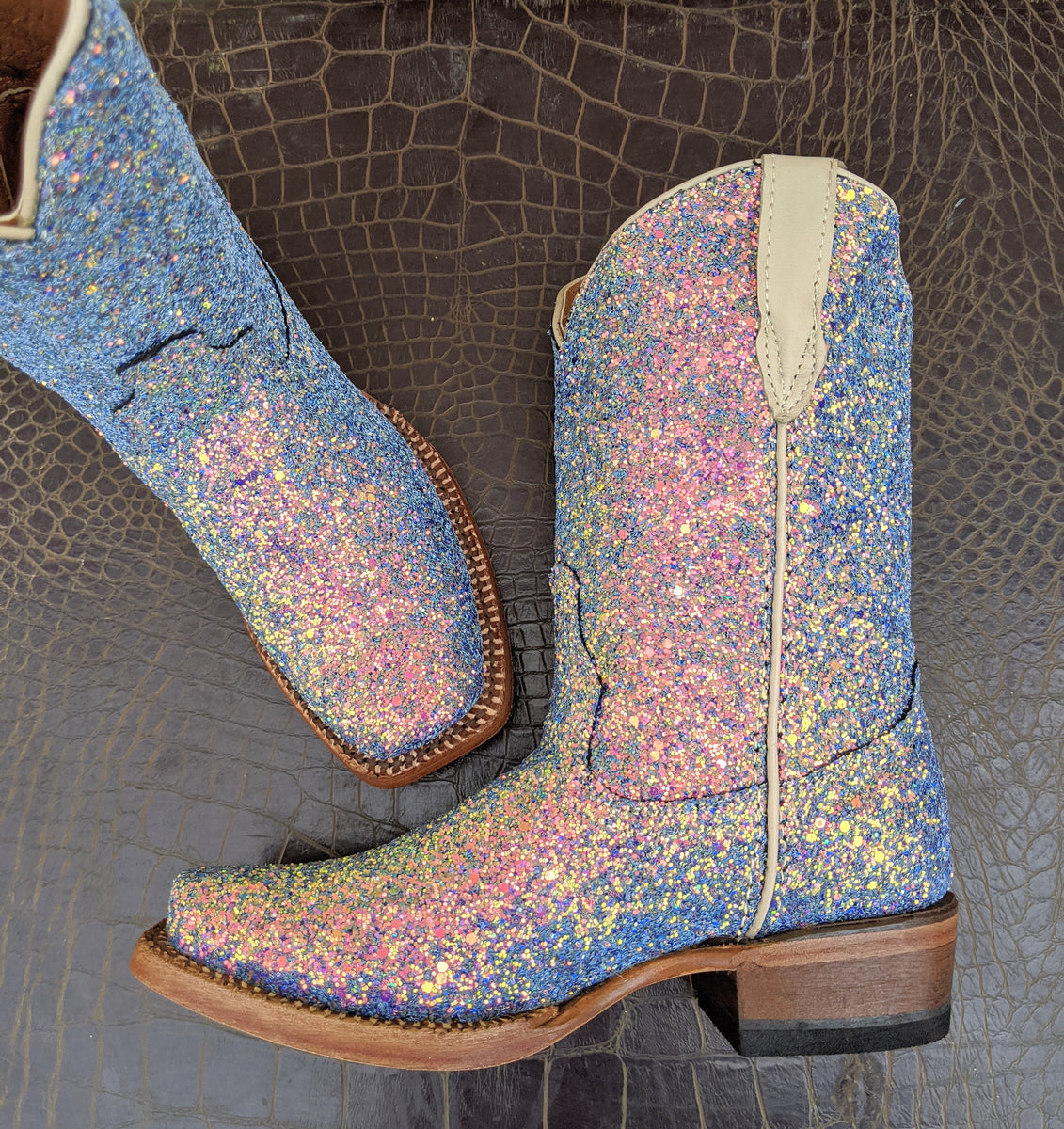 **Kids** "Ariel" Blue Mermaid Boots – Mule Barn Boutique